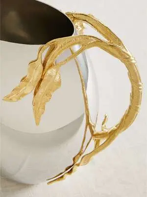 L'Objet Fern Gold-plated Stainless Steel Pitcher - Silver