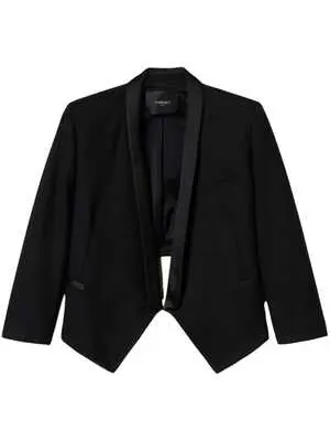 TWINSET Open Front Cropped Blazer