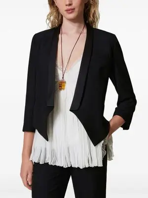 TWINSET Open Front Cropped Blazer