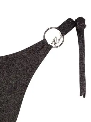 Karl Lagerfeld Logo Bikini Bottoms - Black