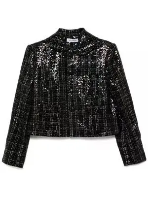 Dice Kayek Cropped Tweed Jacket