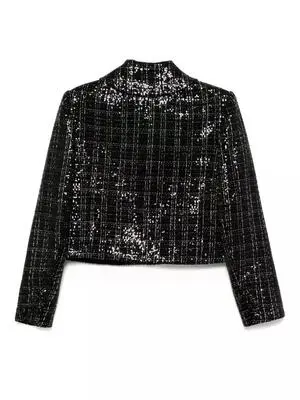 Dice Kayek Cropped Tweed Jacket