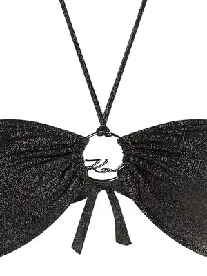 Karl Lagerfeld Halter Bikini Top