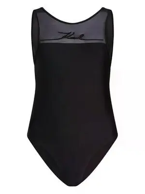 Karl Lagerfeld Signature Rio Swimsuit - Black