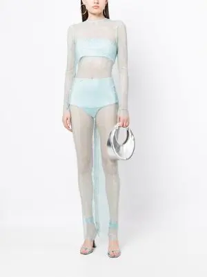 BRONX AND BRONCO Webb Crystal-embellished Dress