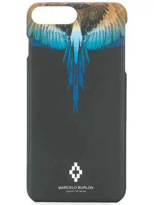 COUNTY OF MILAN Wings Iphone 8 Plus Case - Black