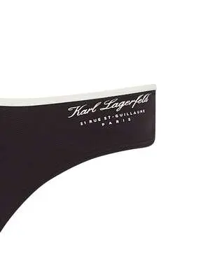 Karl Lagerfeld Hotel Bikini Bottom - Black