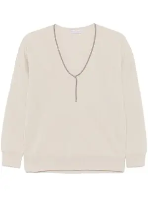 Brunello Cucinelli Drop Shoulder Sweaters For Women