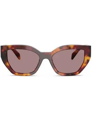 Prada Tortoiseshell Cat-eye Sunglasses - Brown