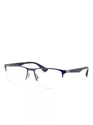 Ray-ban Half Rim Eyeglasses - Blue