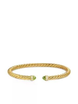 David Yurman 18kt Yellow Cablespira® Diamond Bracelet - Gold