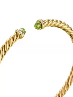 David Yurman 18kt Yellow Cablespira® Diamond Bracelet - Gold