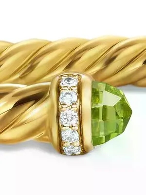 David Yurman 18kt Yellow Cablespira® Diamond Bracelet - Gold