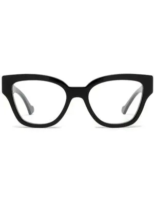 Gucci Geometric Frame Glasses - Black