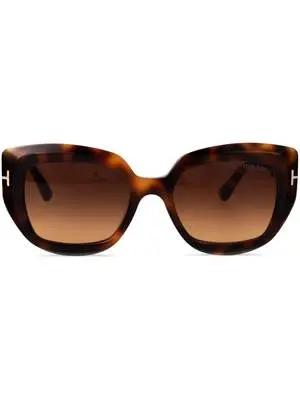 TOM FORD Square-frame Sunglasses - Brown