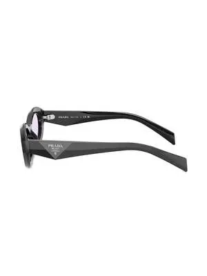 Prada Triangle Logo Oval Sunglasses