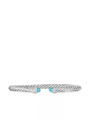 David Yurman Cablespira® Diamond Bracelet - Silver