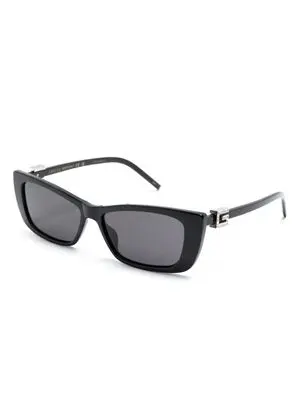 Gucci G-motif Cat-eye Sunglasses - Black