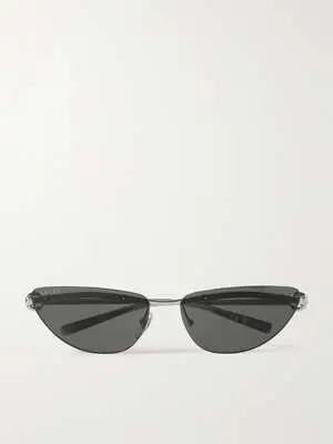 Gucci Cat-Eye Rimless Sunglasses In Silver - 60% Off  display picture 1