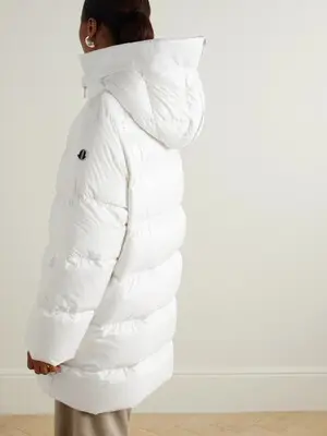 Rick Owens Moncler Cyclopic Oversized Hooded Quilted Down Jacket