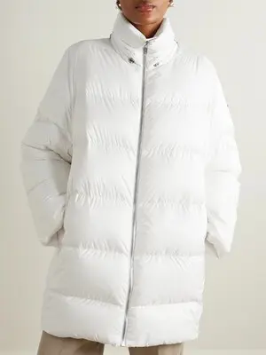 Rick Owens Moncler Cyclopic Oversized Hooded Quilted Down Jacket