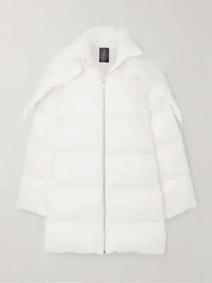 Rick Owens Moncler Cyclopic Oversized Hooded Quilted Down Jacket