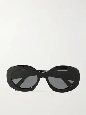 Celine Triomphe Oversized Sunglasses - Black