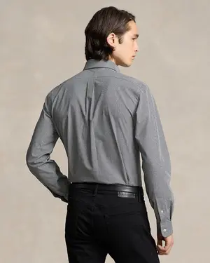 Polo Ralph Lauren Cotton Poplin Classic Fit Button Down Shirt - Black