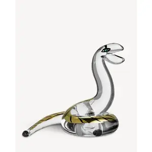 KOSTA BODA My First Friend Snake Sculpture