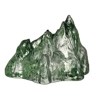 KOSTA BODA The Rock Votive, Green - Bronze