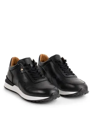 STINAA.J Noah Orthopedic Leather Sneakers - Black