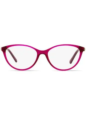 SWAROVSKI 5415 Oval-frame Glasses - Pink
