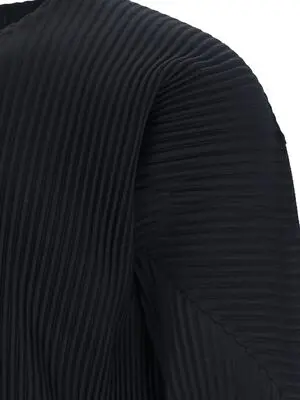 Issey Miyake Ribbed Long Sleeve Top