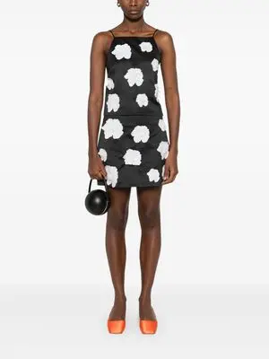 ROTATE BY BIRGER CHRISTENSEN Flower Satin Top