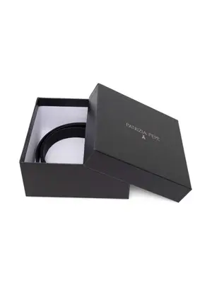 Patrizia Pepe Logo Buckle Belt - Black
