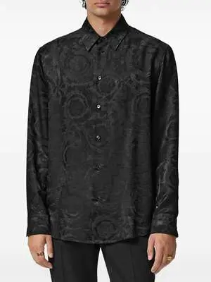 Versace Barocco-jacquard Shirt