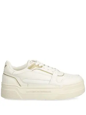 EA7 Leather Trainers