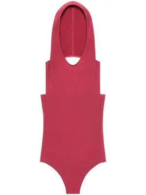 Courreges Open Back Bodysuits