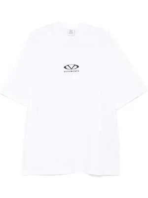 Vetements Logo-print T-shirt - White