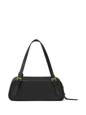Versace Tag Bowling Shoulder Bag - Black