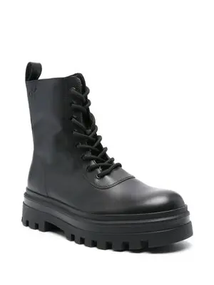 Calvin Klein Lug-sole Leather Boots