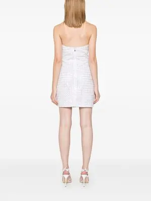 ROTATE BY BIRGER CHRISTENSEN Beaded Halterneck Mini Dress