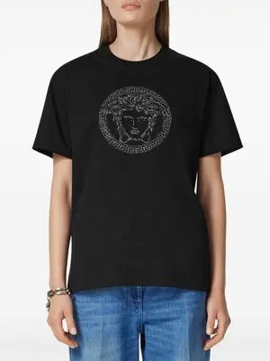 Versace Medusa Embellished T-shirt