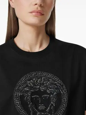 Versace Medusa Embellished T-shirt