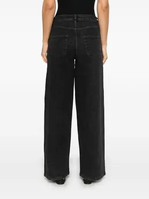 Dkny High-rise Wide-leg Jeans