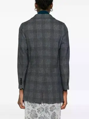 CIRCOLO 1901 Checked Blazer - Grey