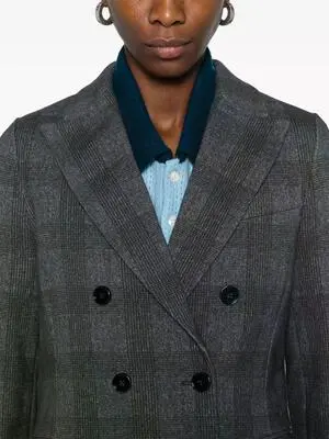 CIRCOLO 1901 Checked Blazer - Grey