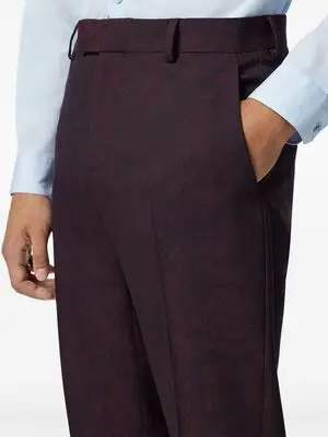 Versace Barocco-jacquard Tailored Trousers