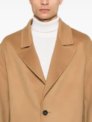 CENERE GB Single-breasted Coat - Brown