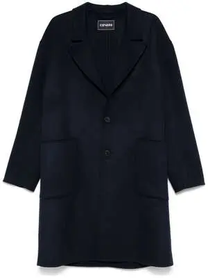 CENERE GB Single-breasted Coat - Blue